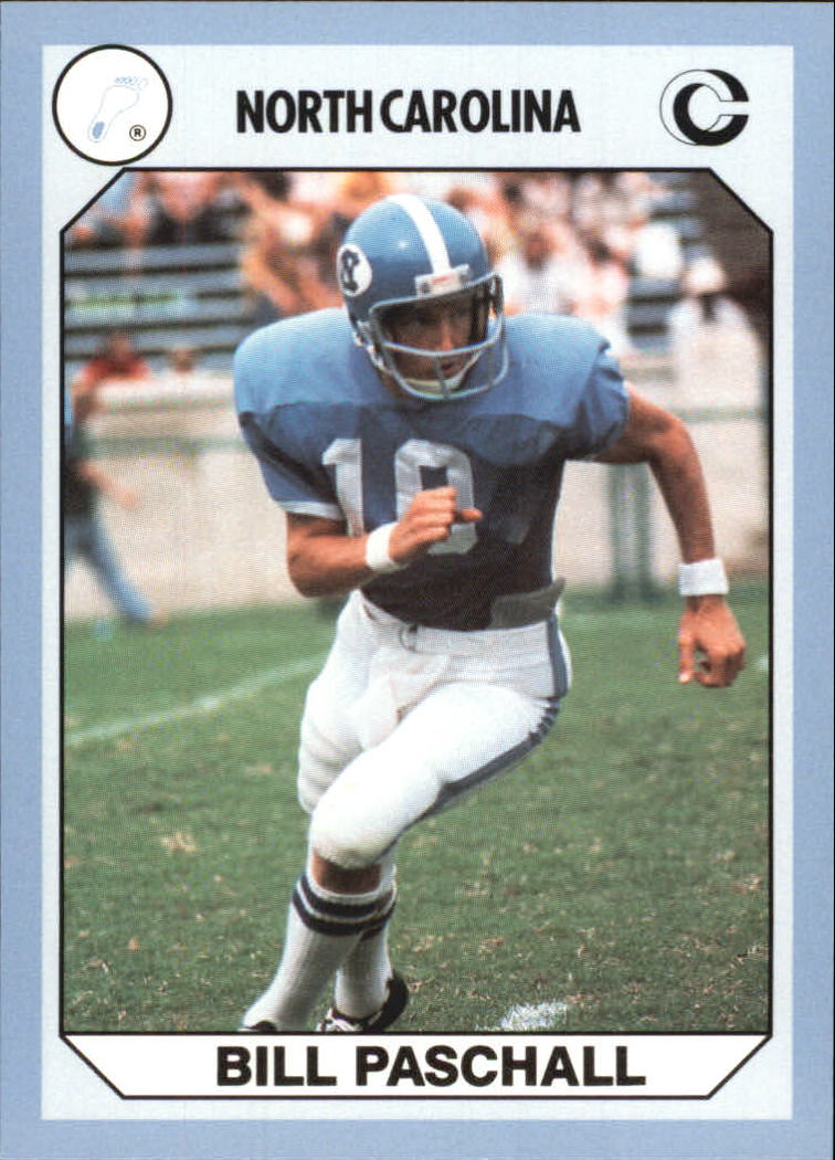 1990-91 North Carolina Collegiate Collection #40 Bill Paschall F - NM-MT