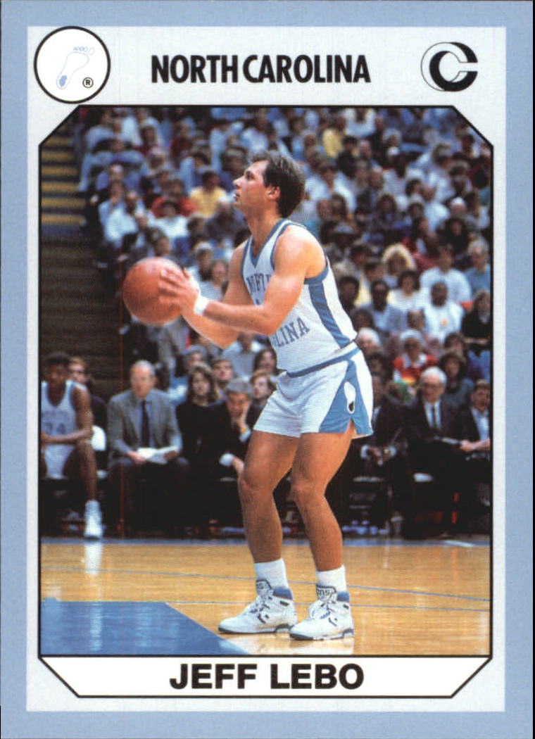 1990-91 North Carolina Collegiate Collection #74 Jeff Lebo - NM-MT
