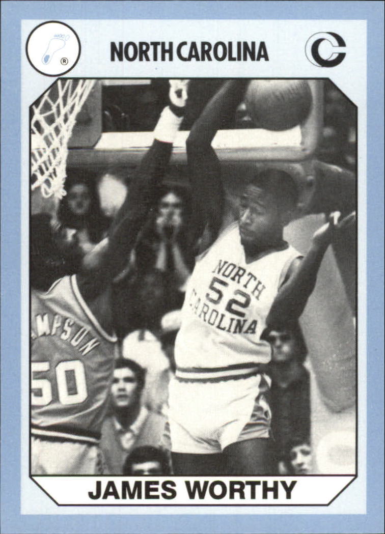 1990-91 North Carolina Collegiate Collection #152 James Worthy - NM-MT
