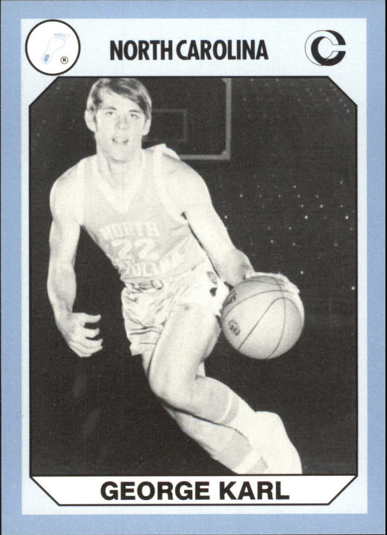 1990-91 North Carolina Collegiate Collection #175 George Karl - NM-MT