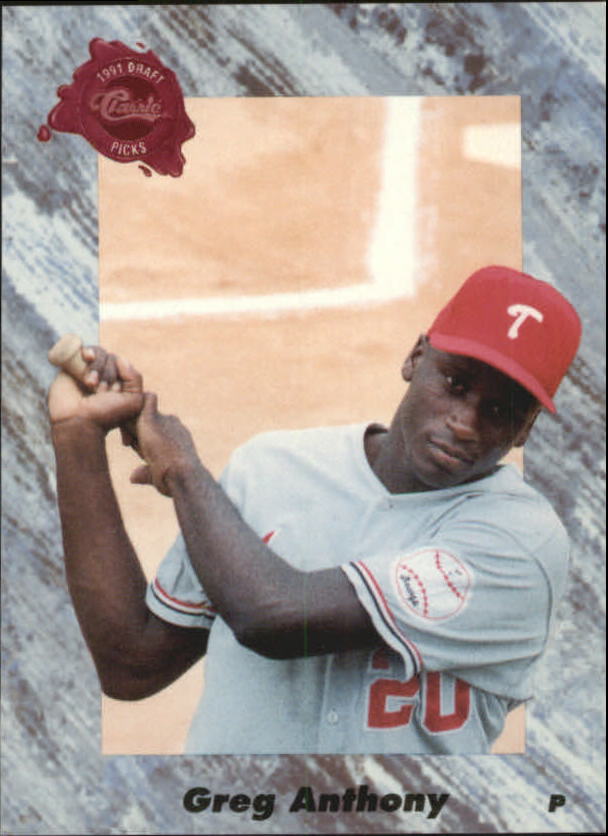 1991 Classic Four Sport French #77 Greg Anthony - NM-MT