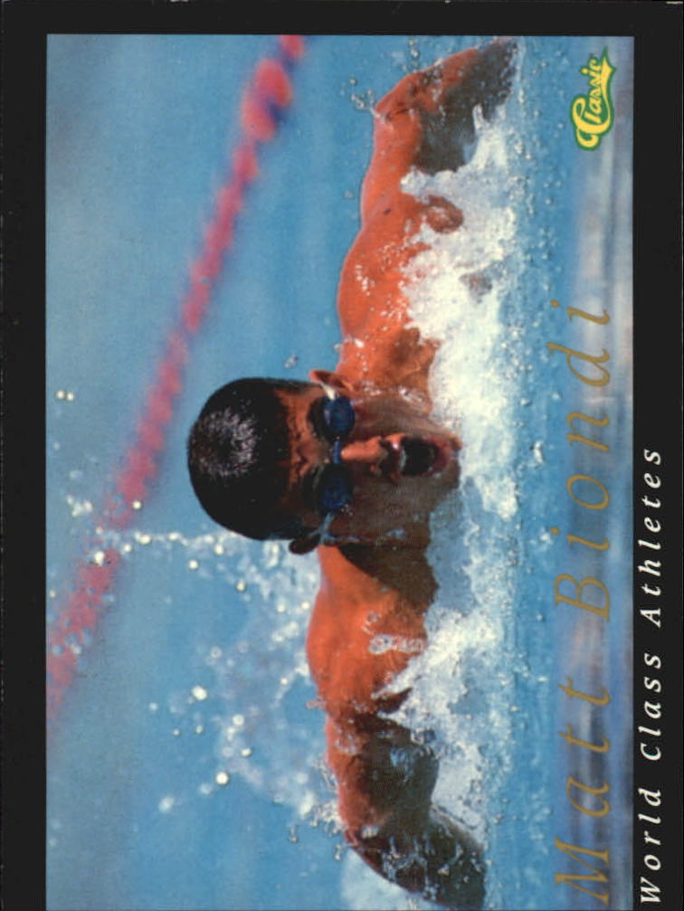1992 Classic World Class Athletes #4 Matt Biondi/Swimming - NM-MT