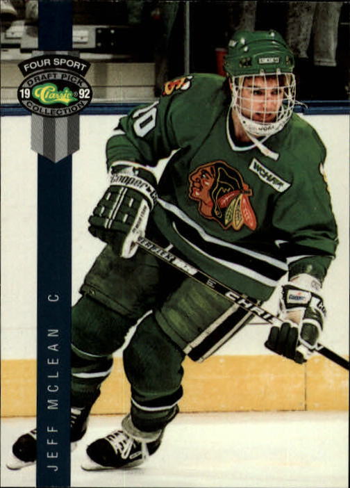 1992 Classic Four Sport #205 Jeff McLean - NM-MT