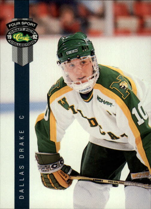 1992 Classic Four Sport #206 Dallas Drake - NM-MT