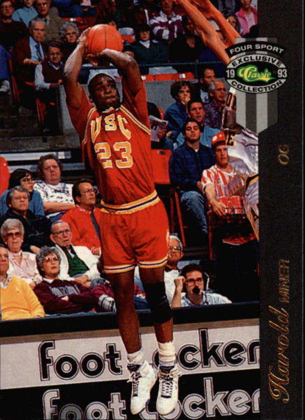 1993 Classic Four Sport McDonald's #25 Harold Miner - NM-MT