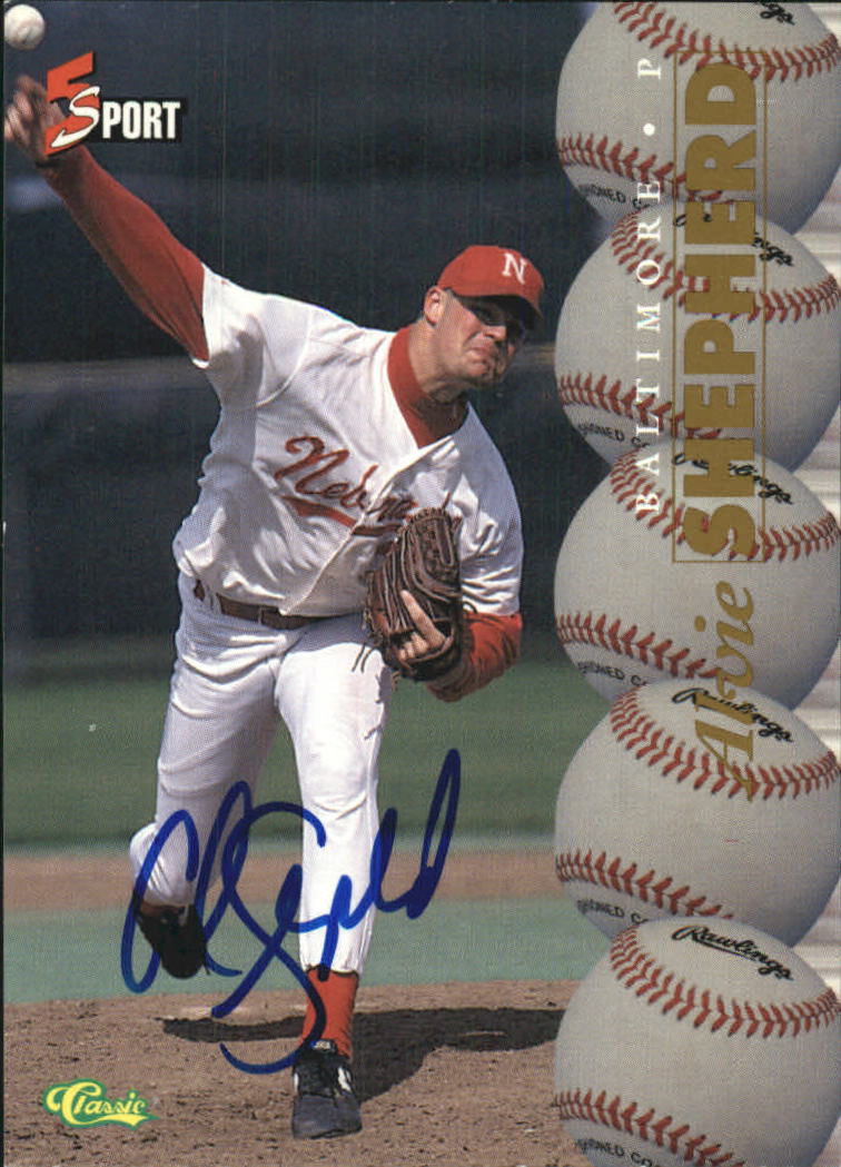 1995 Classic Five Sport Autographs #100 Alvie Shepherd - NM-MT