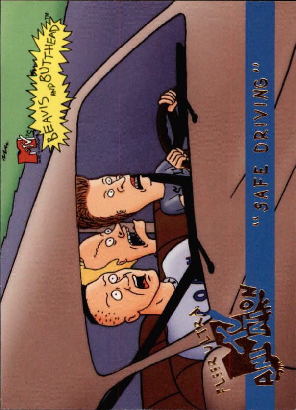 1995 Fleer Ultra MTV Animation #24 Safe Driving - NM-MT