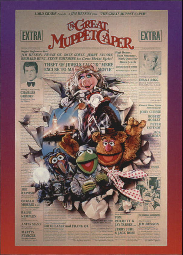 1993 Cardz Jim Henson's Muppet Trading Cards #52 Great Muppet Caper - NM-MT