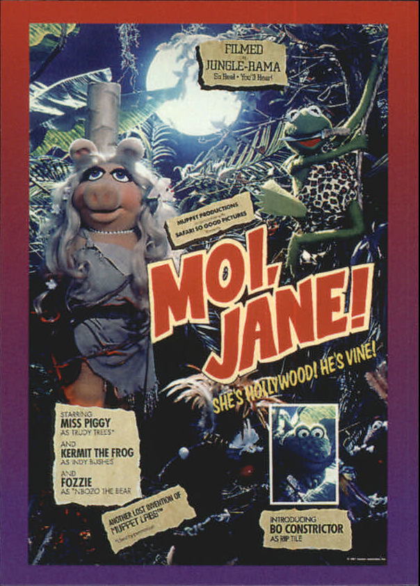 1993 Cardz Jim Henson's Muppet Trading Cards #55 Moi, Jane - NM-MT