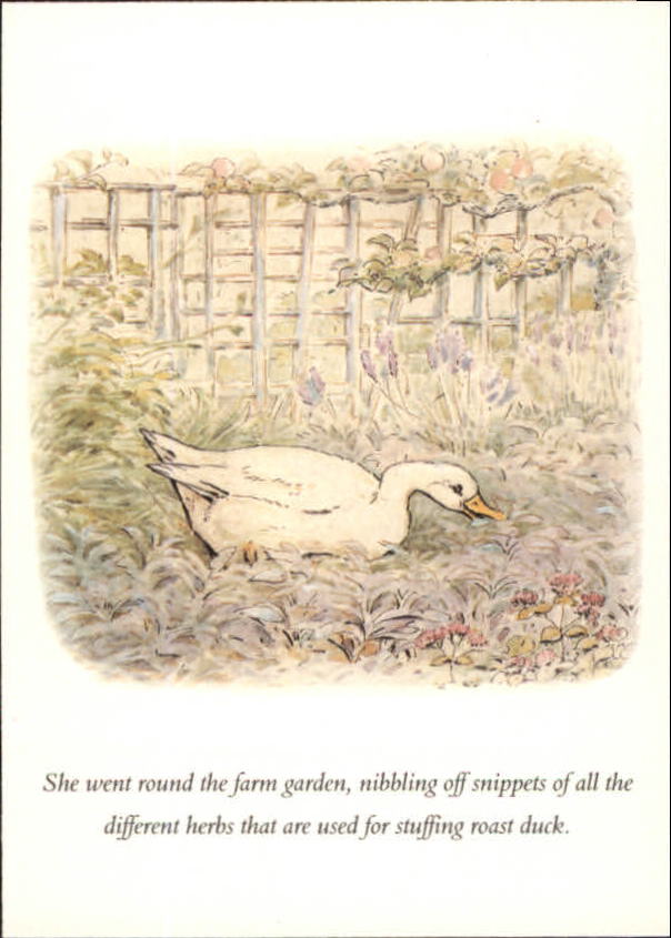 1996 Tempo Beatrix Potter The Tale of Peter Rabbit #28 She Went Round ...