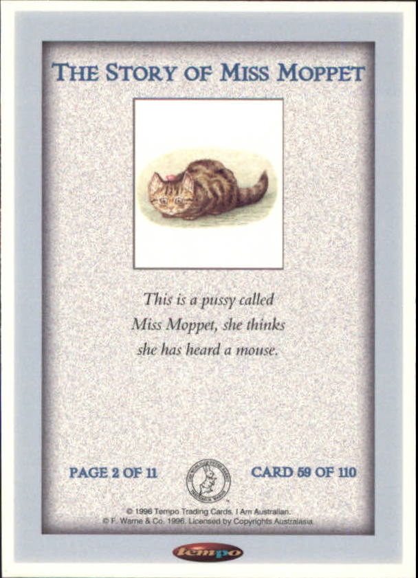 1996 Tempo Beatrix Potter The Tale of Peter Rabbit #59 The Story of ...