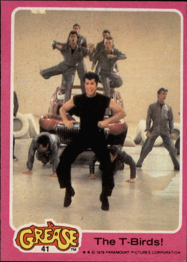 1978 Topps Grease #41 The T-Birds - NM-MT