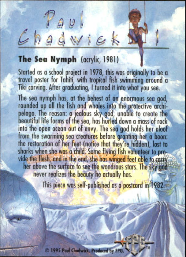 1995 FPG Paul Chadwick #1 The Sea Nymph - NM-MT