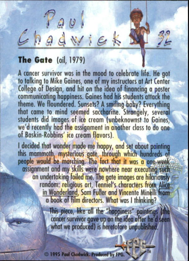 1995 FPG Paul Chadwick #32 The Gate - NM-MT
