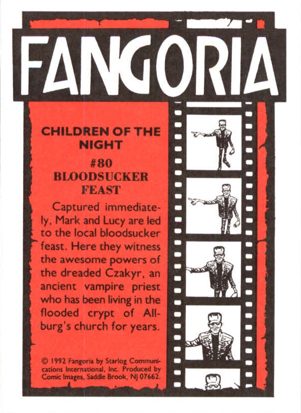 1992 Comic Images Fangoria #80 Bloodsucker Feast - NM-MT - AU Sports ...