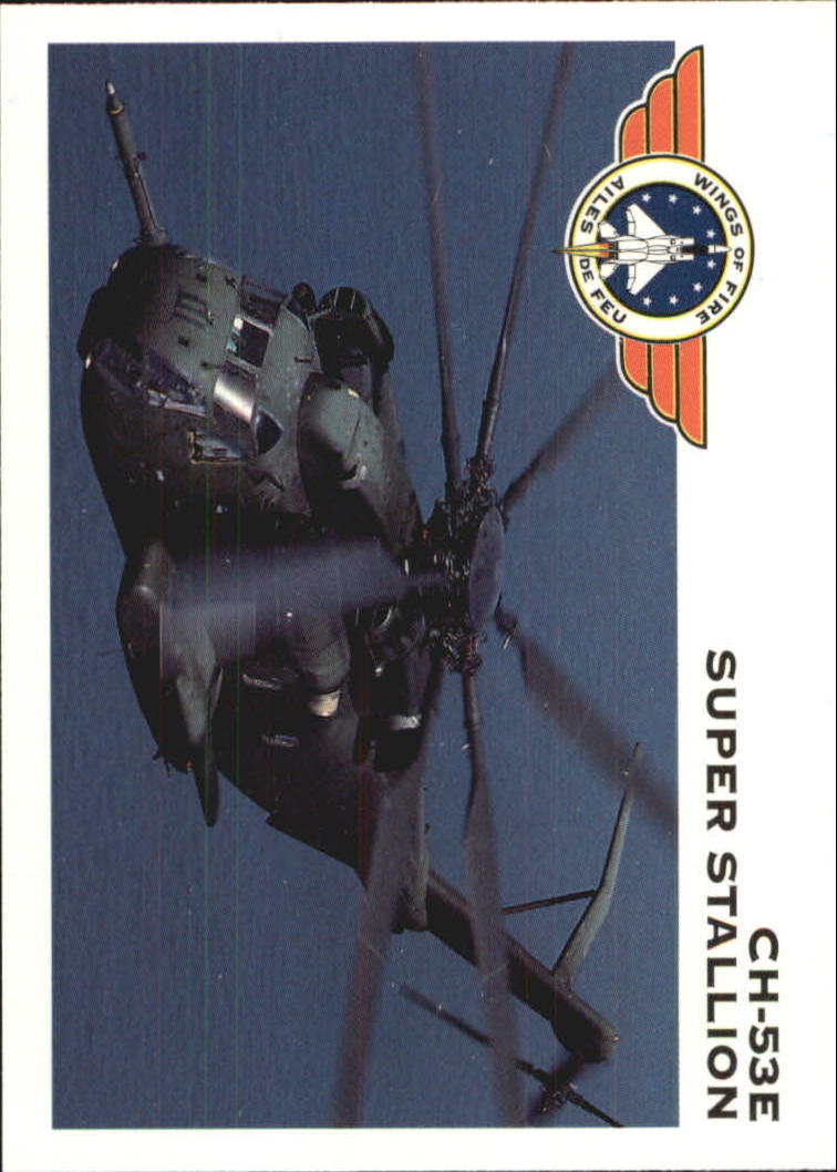 1992 Panini Wings of Fire #70 CH-53E Super Stallion Heavy-Lift ...