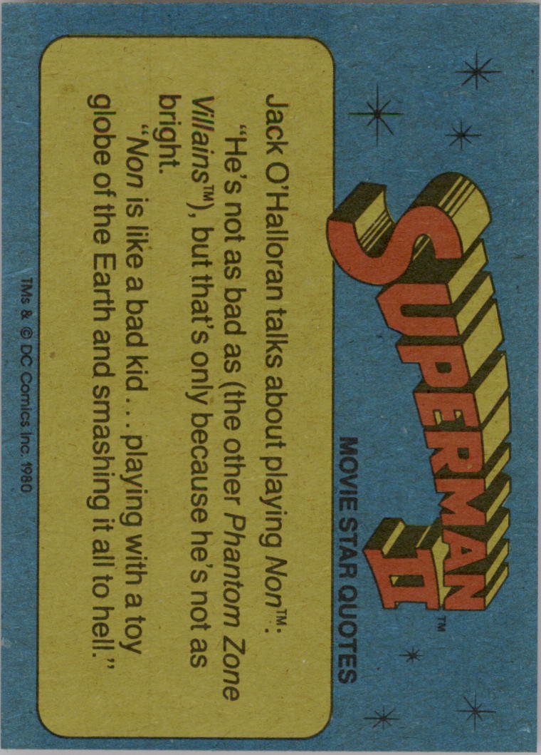 1981 Topps Superman II #15 Phantom Zone Villains Released! - A4598 - NM-MT