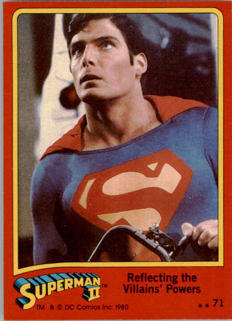 1981 Topps Superman II #71 Reflecting the Villains' Powers - A4598 - NM-MT
