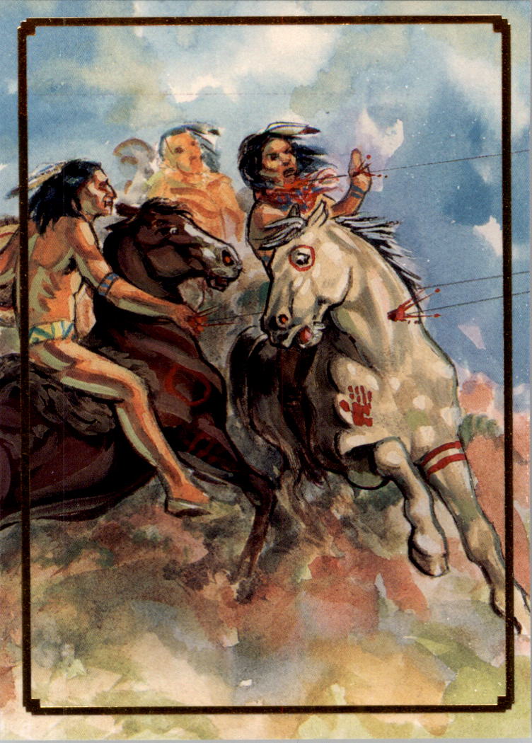 1995 Bon Air Native Americans An Epic Struggle of Blood and Courage #64 ...