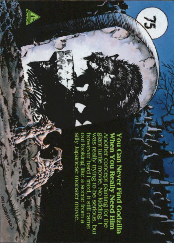 1993 FPG Bernie Wrightson Master of the Macabre #75 You Can Never Find ...