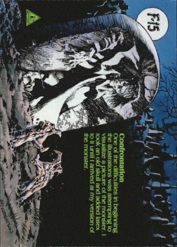 1993 FPG Bernie Wrightson Master of the Macabre Frankenstein #F15 ...