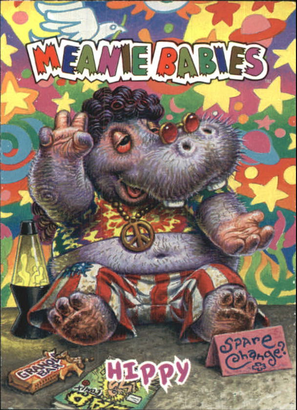 1998 Comic Images Meanie Babies #23 Hippy the Hippopotamus - NM-MT