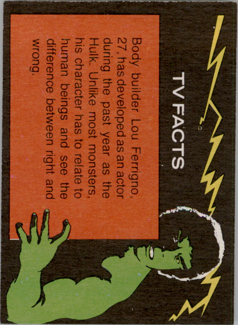 1979 Topps Incredible Hulk #12 The Creature Shot - NM-MT