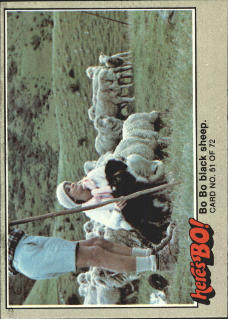 1981 Fleer Here's Bo #51 Bo Bo black sheep - EX