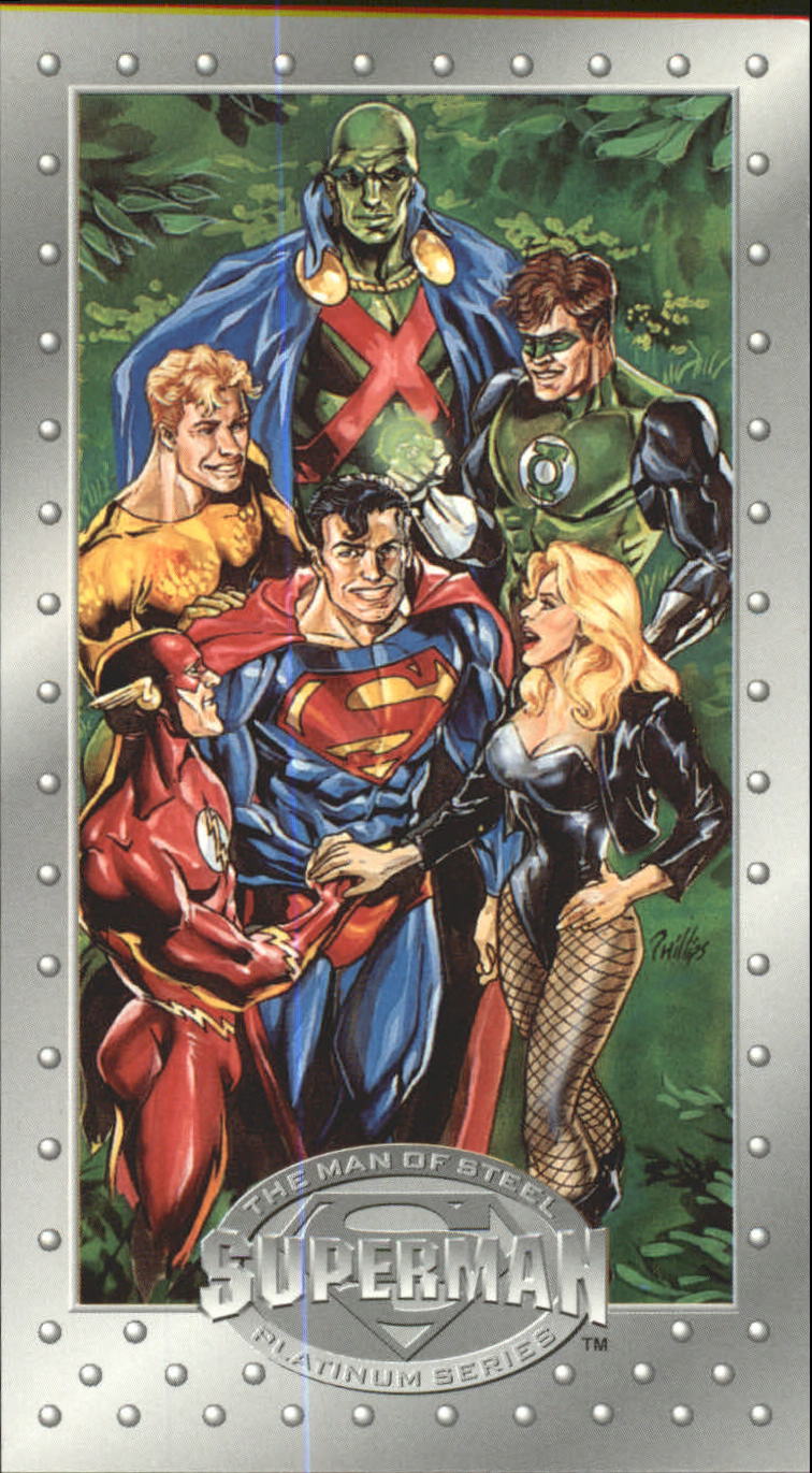 1994 SkyBox Superman Man of Steel Platinum Series Premium Edition #34 ...