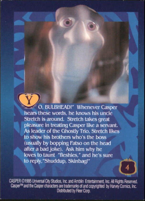 1995 Fleer Ultra Casper Movie #4 Stretch - NM-MT