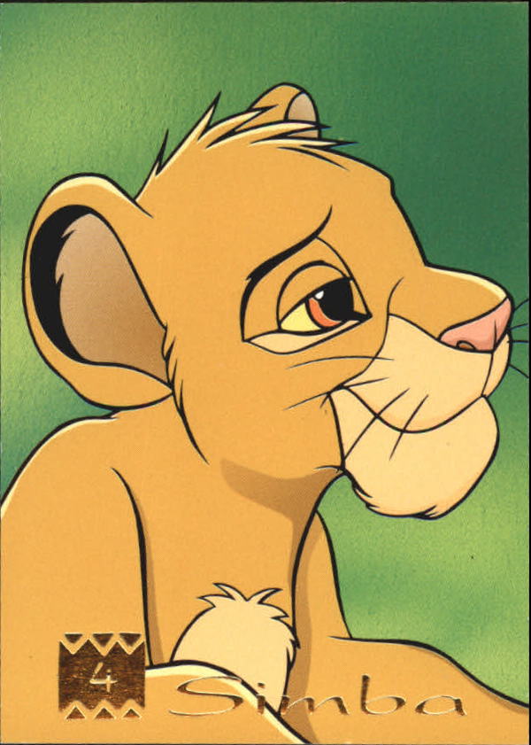1995 Panini The Lion King #4 Simba - NM-MT