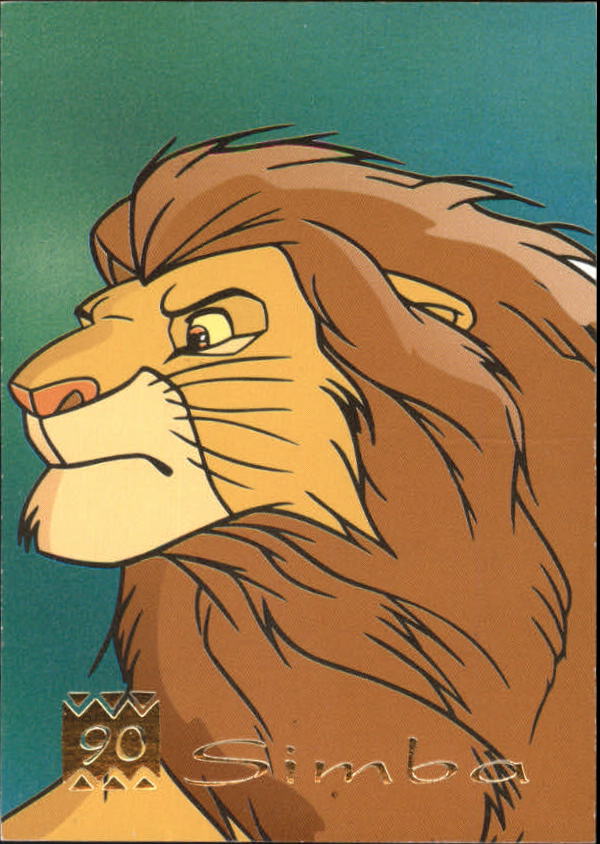 1995 Panini The Lion King #90 Simba - NM-MT