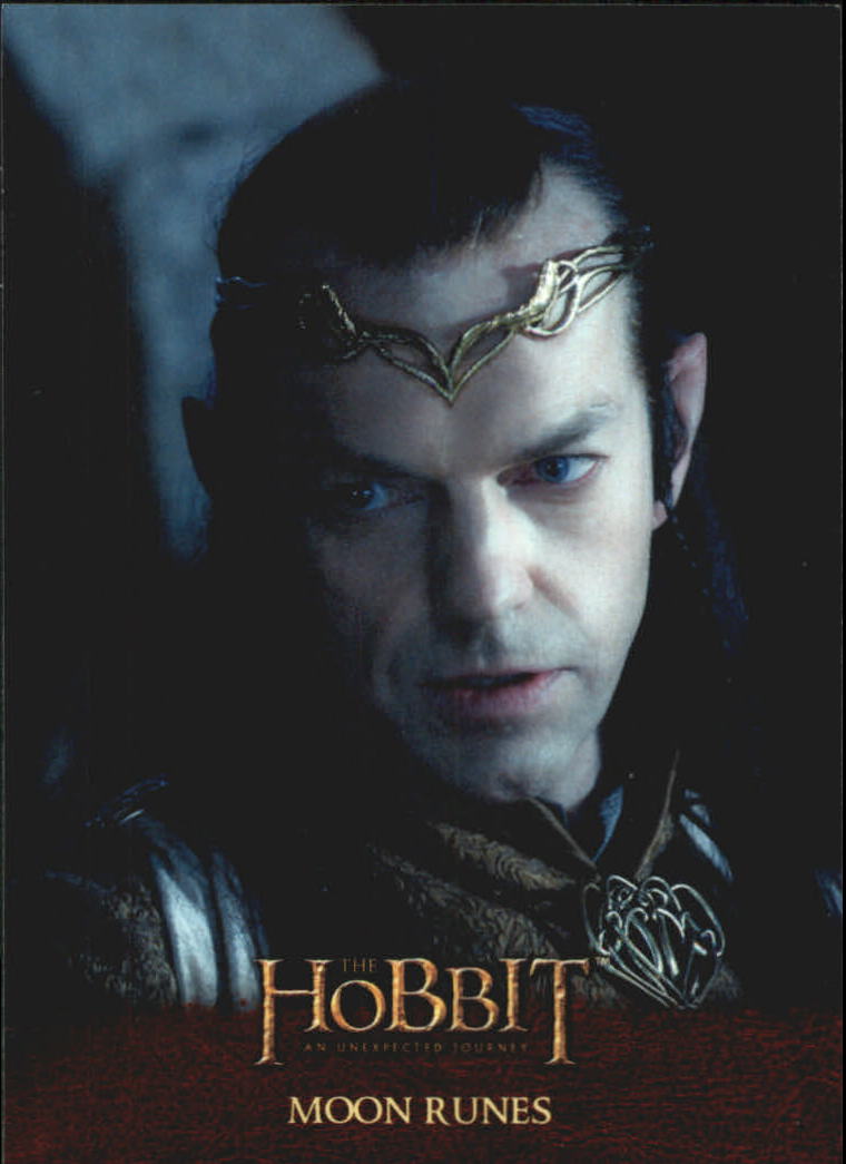 2014 Cryptozoic The Hobbit An Unexpected Journey #54 Moon Runes - NM-MT