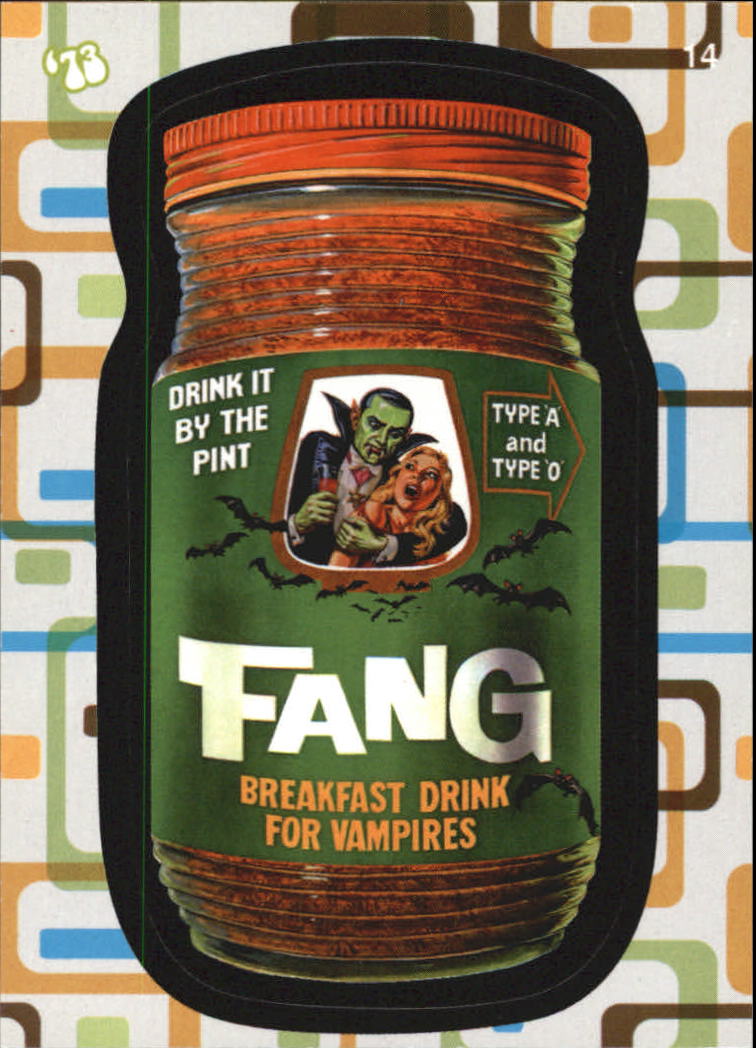 2008 Topps Wacky Pack Flashback Series 2 #14 Fang Breakfast Drink for ...