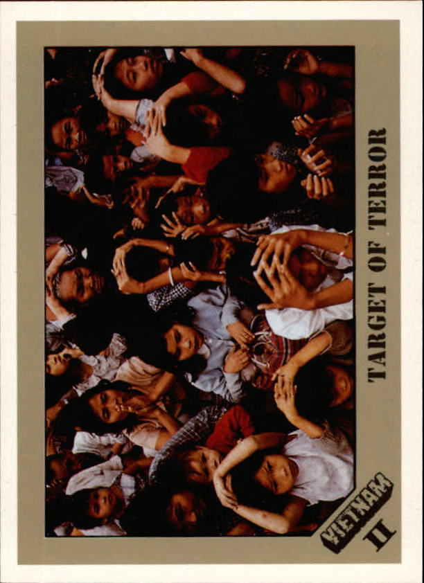 1991 Dart FlipCards Vietnam Facts Series II #55 Target of Terror - NM-MT
