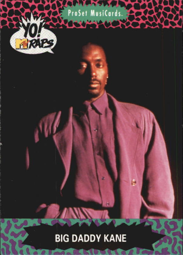 1991 Pro Set YO! MTV Raps Complete Series #6 Big Daddy Kane - B2342 - NM-MT