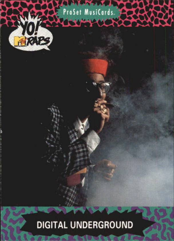 1991 Pro Set YO! MTV Raps Complete Series #15 Digital Underground ...