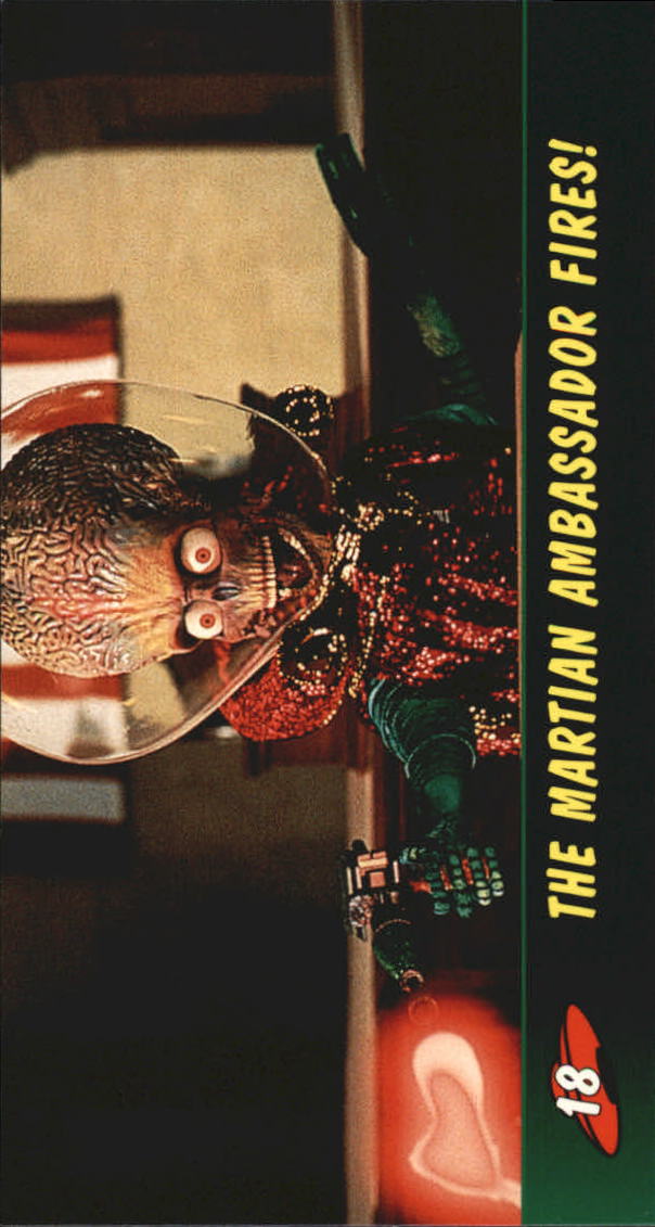 1996 Topps Widevision Mars Attacks #18 The Martian Ambassador Fires ...