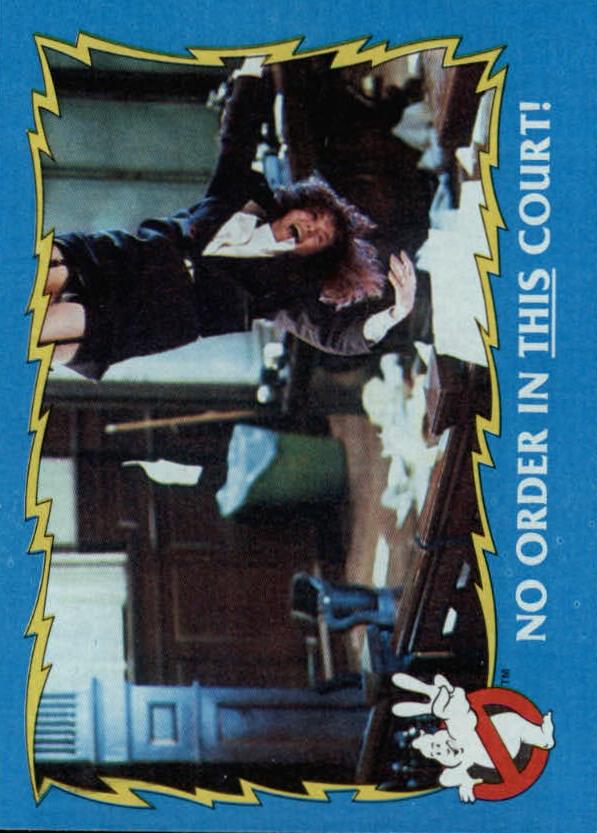 1989 Topps Ghostbusters II #29 No Order in This Court! - NM-MT