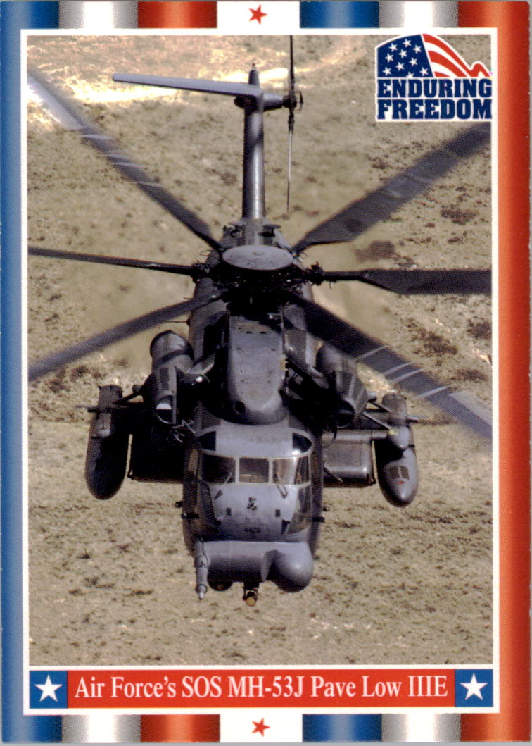 2001 Topps Enduring Freedom #60 Air Force's SOS MH-53J Pave Low IIIE ...