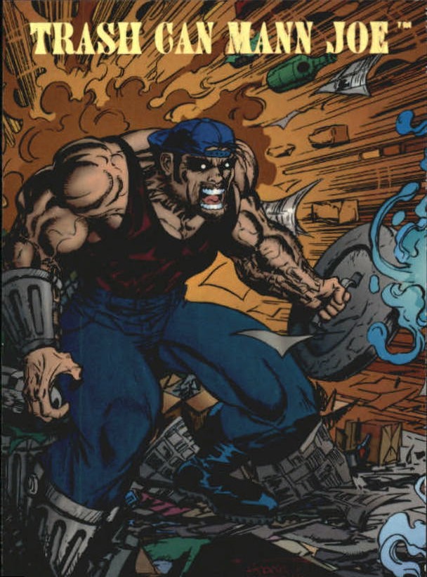 1993 Dynamic Entertainment The Creators Universe #88 Trash Can Mann Joe ...