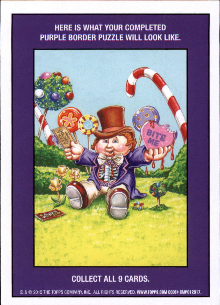 2015 Topps Garbage Pail Kids Series One #42b Candy Andy - NM-MT