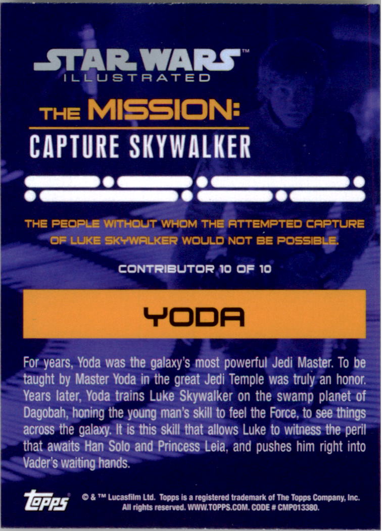 2015 Topps Star Wars Illustrated Empire Strikes Back The Mission ...