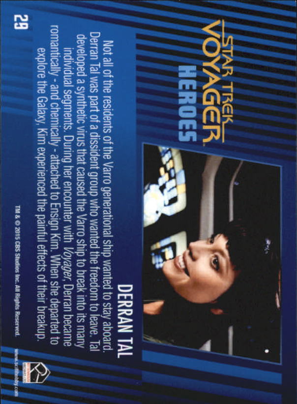 2015 Rittenhouse Star Trek Voyager Heroes and Villains #29 Derran Tal ...