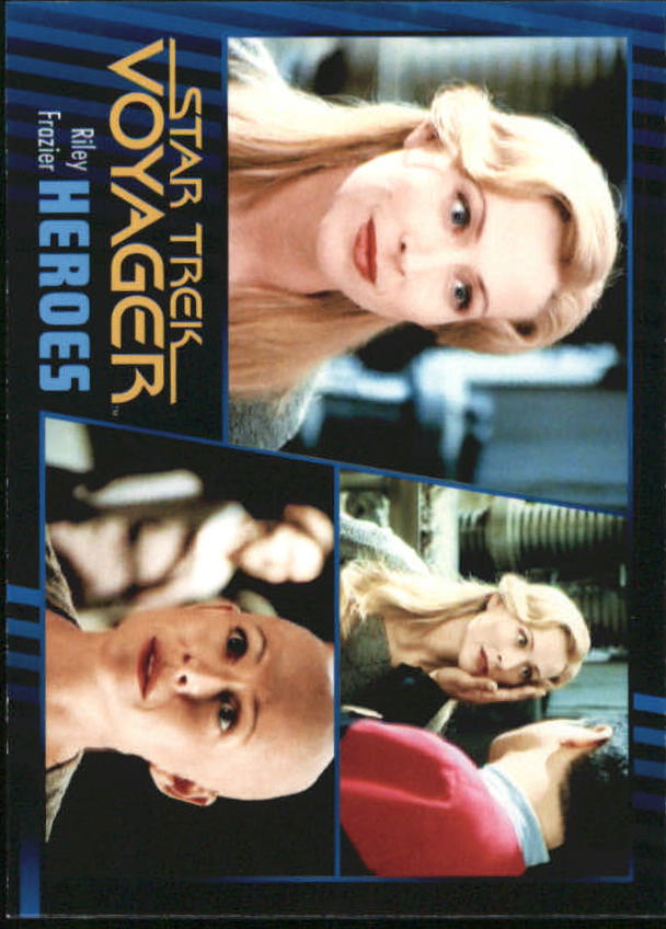 2015 Rittenhouse Star Trek Voyager Heroes and Villains #82 Riley ...