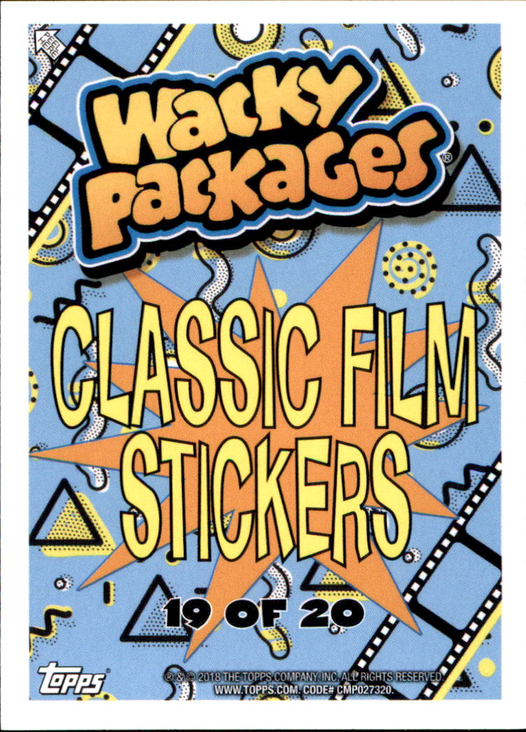 2018 Topps Wacky Packages Go to the Movies Classic Film #19 Mortal ...