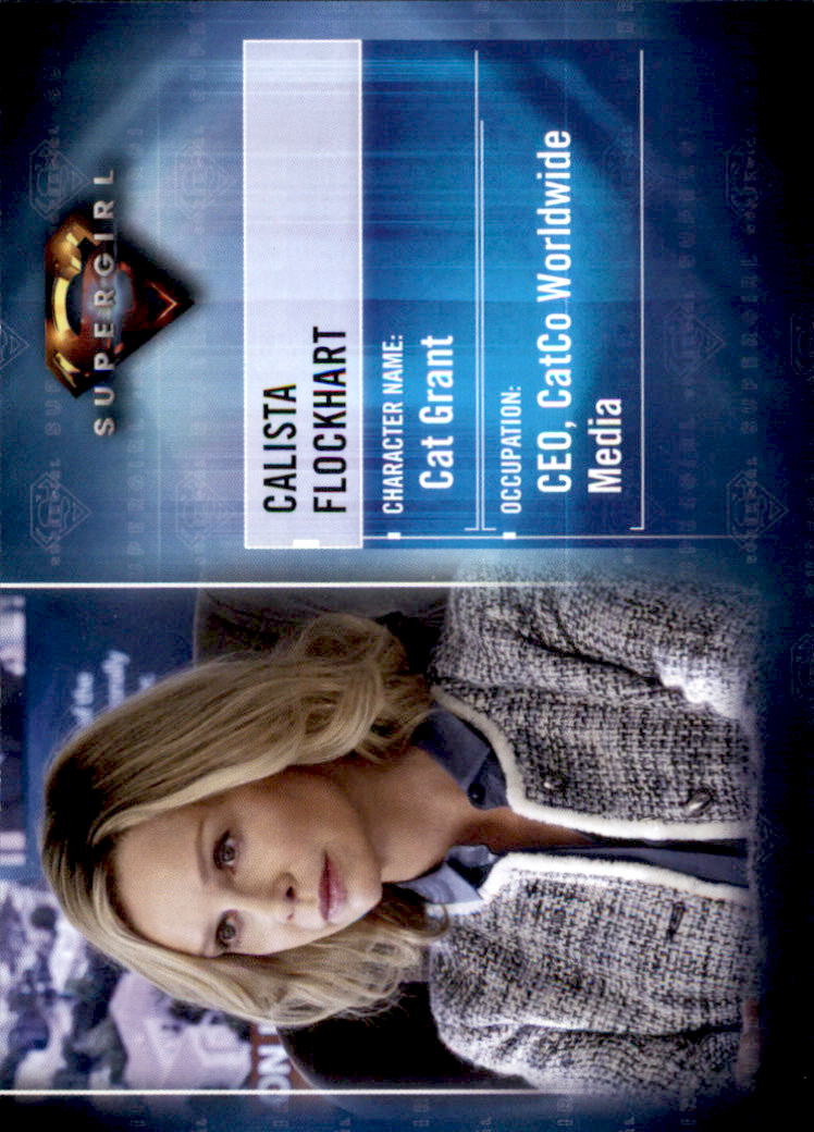 2018 Cryptozoic Supergirl Season 1 Character Bios #CB6 Calista ...