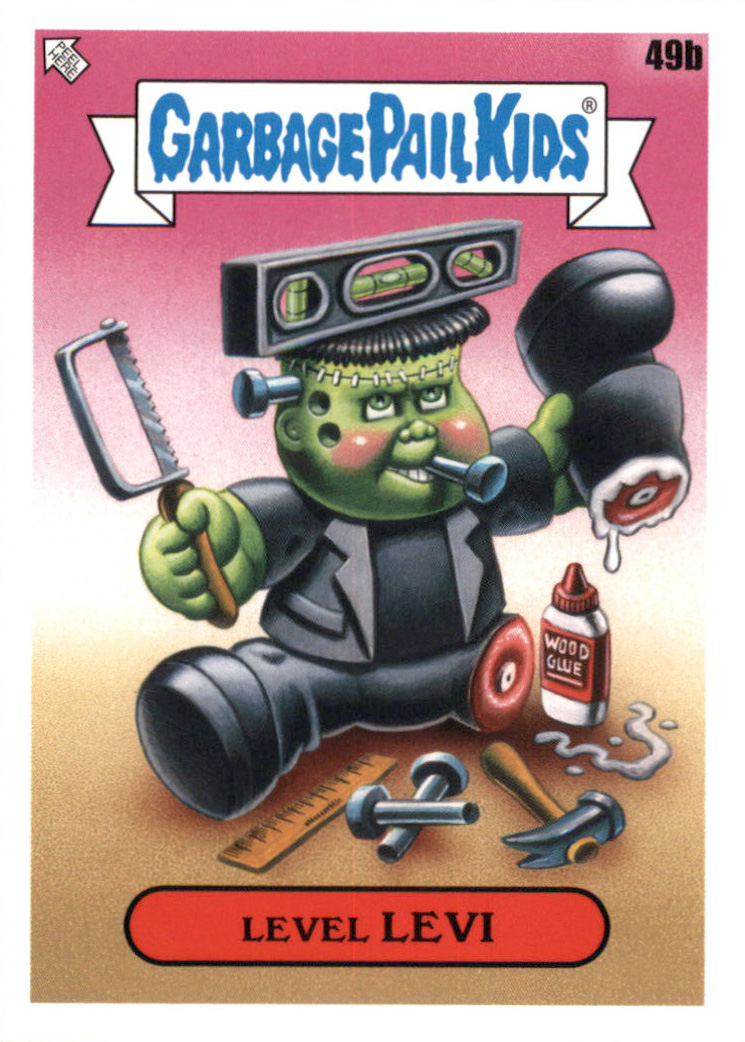 2020 Topps Garbage Pail Kids Late to School #49b Level Levi - NM-MT