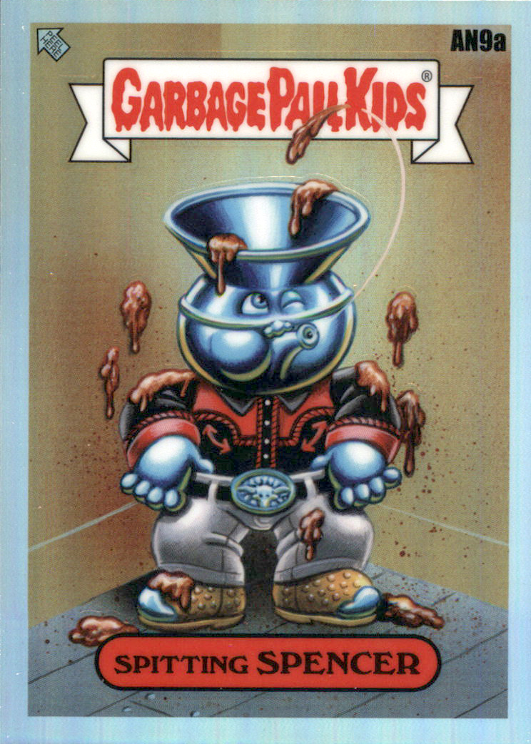 2020 Topps Chrome Garbage Pail Kids Series 3 Refractors #AN9a Spitting ...