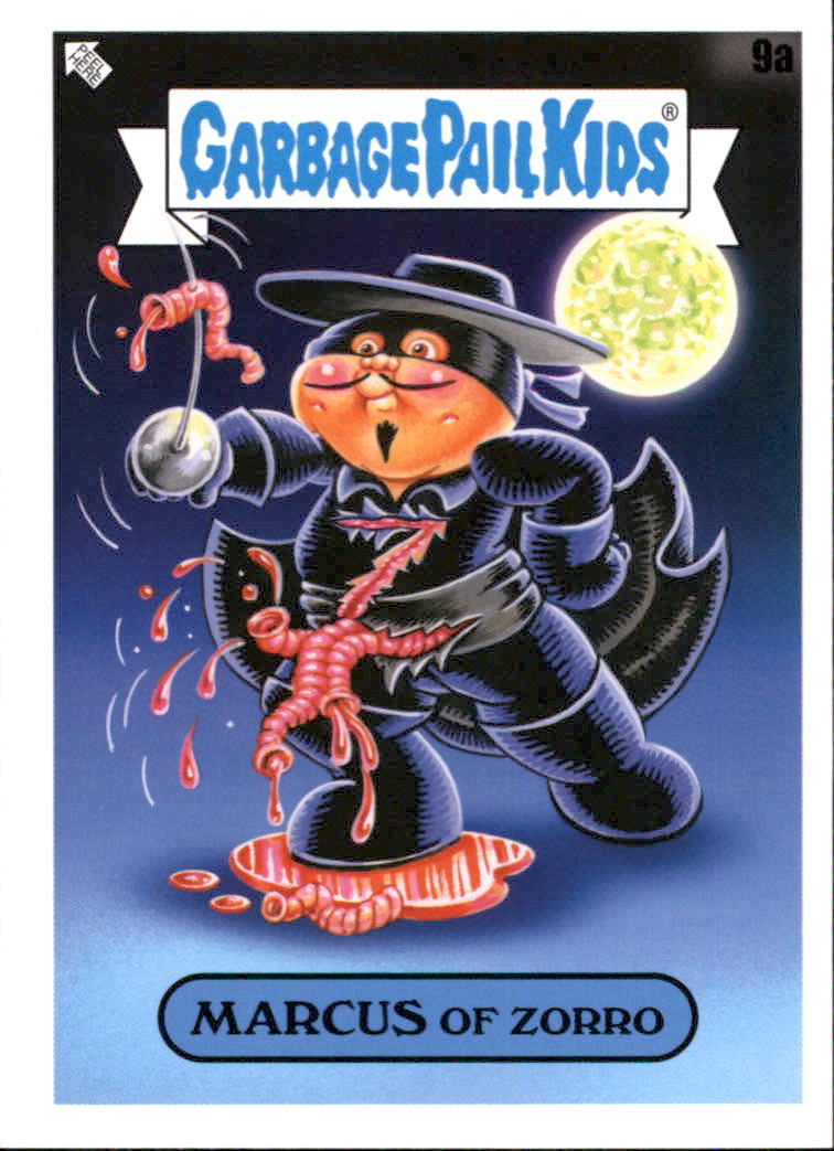 2022 Topps Garbage Pail Kids Book Worms #9a Marcus of Zorro - NM-MT